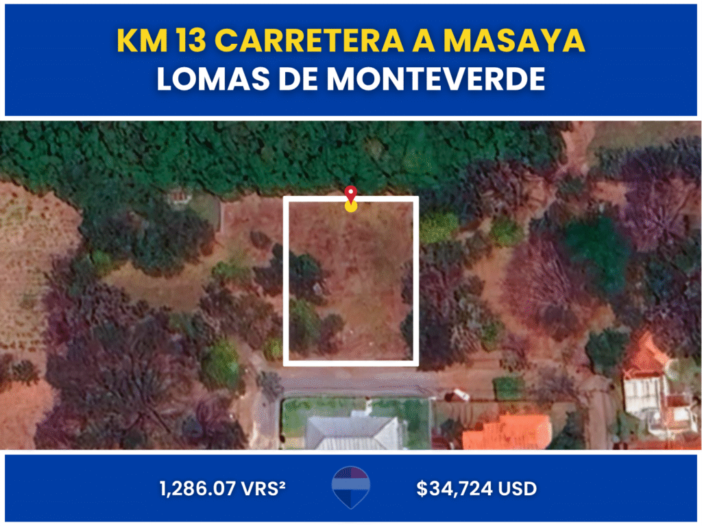 Lote en Km 13 Carretera a Masaya, Lomas de Monteverde - REMAX/CAPITAL